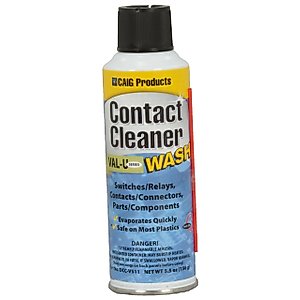 Caig Labs/Deoxit DCC-V511 Contact Cleaner Wash 5.5oz Aerosol Can Non-Corrosive Fast-Drying