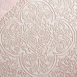 MARTHA STEWART Collection by SAFAVIEH 9' x 12' Ivory/Pink MSR3511U Handmade Contemporary Wool Area Rug