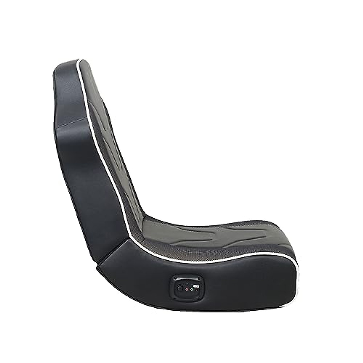 X Rocker Chimera RGB LED Floor Rocker Gaming Chair for Kids, Youth Aged 5-9, Built in Audio System, Foldable, 5110101, 29.1 x 16.5 x 26.7", Black