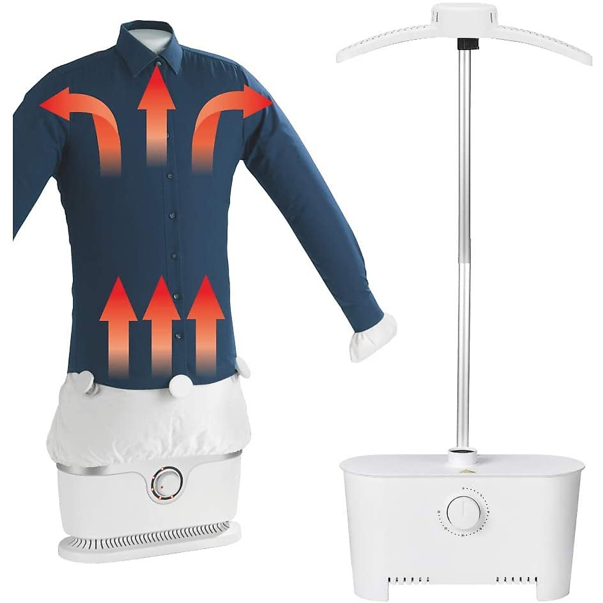 UNCLE SAM Portable Clothes Dryer, 110V Electric Compact Laundry Dryer, Portable Dryer for Apartments 1650W, Quickly Drying for Blouses, T-shirts, Sweaters, Jackets