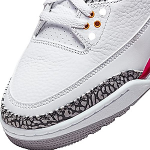 Nike Jordan Mens Air Jordan 3 CT8532 126 Cardinal, White/Light Curry-cardinal Red, Size 10.5