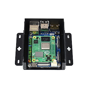 waveshare Mini-Computer Based On Raspberry Pi Compute Module 4,Include CM4-IO-BASE-A (Mini IO Board Lite Verson),Metal Case,Cooling Fan