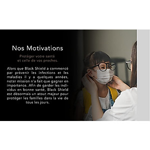Black Shield - 100 + 2 Black Face Masks - 3 Layers - Ultra Comfy - Gentle Elastic Earloop - Disposable