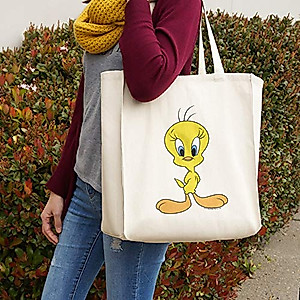 Looney Tunes Tweety Bird Grocery Travel Reusable Tote Bag