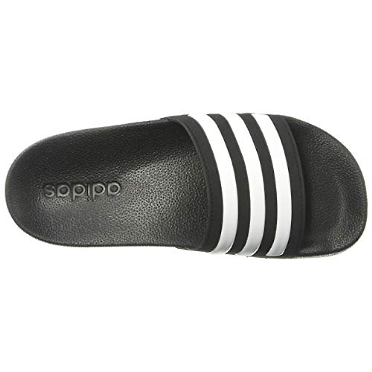 adidas Adilette Shower Slides, Core Black/White/Core Black, 5 US Unisex Big Kid