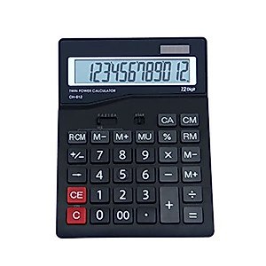XWWDP Desktop Calculator Calculator 12-Digit Display Large Display Office Financial Calculator (Color : A, Size : One Size)