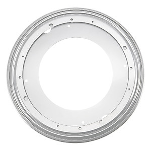 ZEONHEI 4 Pack 12 Inch 360 Degree Lazy Susan Hardware, 5/16 Inch Turntable Bearings Plate Base with Screws and Pads, Lazy Susan Bearing Hardware Turntable Swivel Plate for Rotating Chair Table