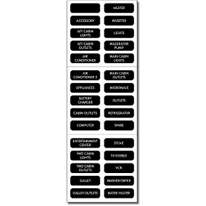 Blue Sea 8031 Label KIT AC Panel Basic