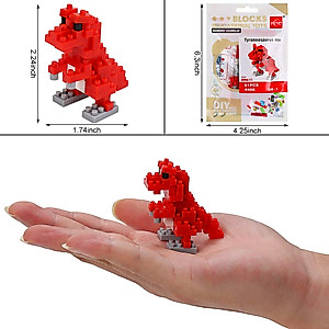 Jellydog Toy Mini Building Blocks, 12 in 1 Dinosaurs Blocks, Ocean Building Sets,Party Favors for Kids, Assorted Mini Animals Building Blocks Sets for Goodie Bags,Prize,Cake Topper…