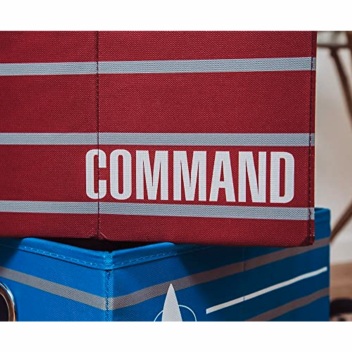 Star Trek: The Next Generation 13-Inch Fabric Storage Bin Cube Organizers, Set of 3