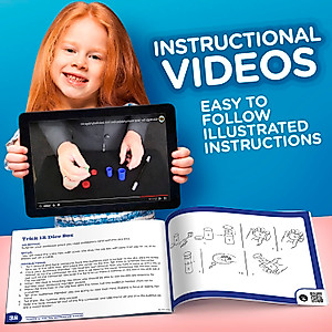 Learn & Climb Beginner Magic Kit for Kids Ages 4-8: Perform 50+ Amazing Tricks