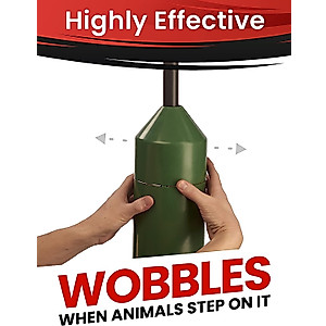 iPrimio 18" Squirrel Baffle - Easy Install Pole Wrap Around Baffle: Protect Hanging Bird Feeders, Squirrel Baffles for Bird Feeders, No Tool Install, Durable Weather Resistant, for Bird Feeder Poles