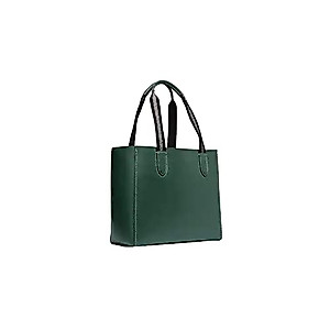 COACH DERBY TOTE IN PEBBLE LEATHER (IM/Everglade)