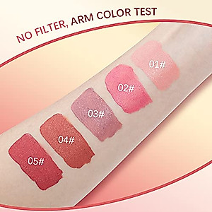 Liquid Blush, Face Cream Blush Makeup Weightless, Long-Lasting, Natural-Looking, Skin Tint Blush Makeup for Soft, Healthy Flush (#01BLISS)
