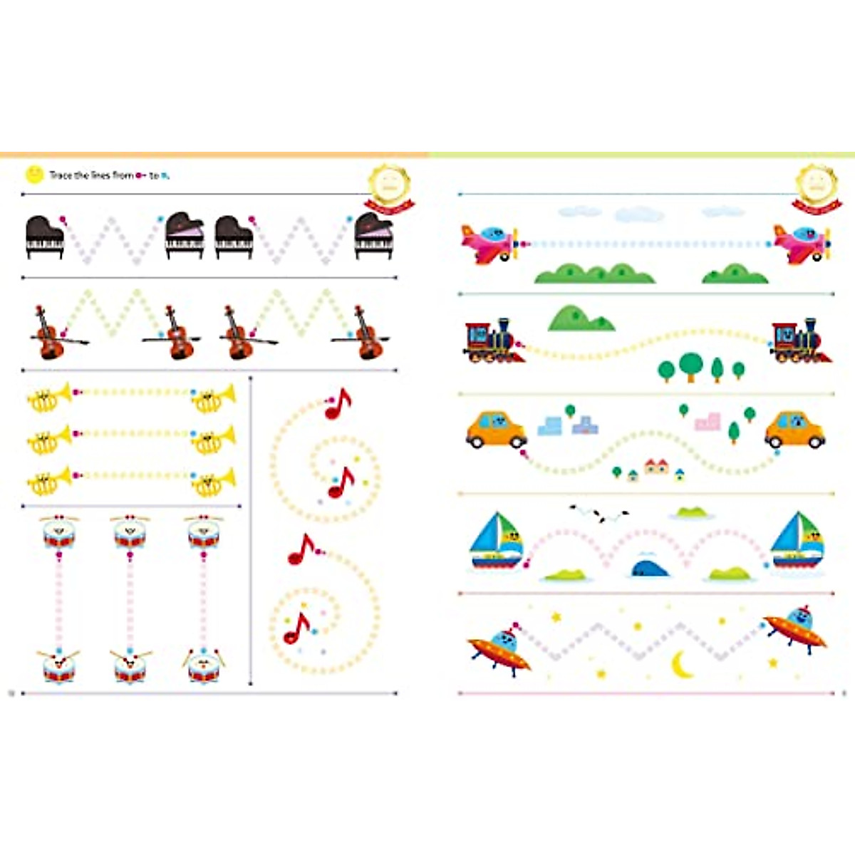 Play Smart Handwriting Workbook Ages 3-5: Handwriting Practice: Preschool Activity Book With Stickers