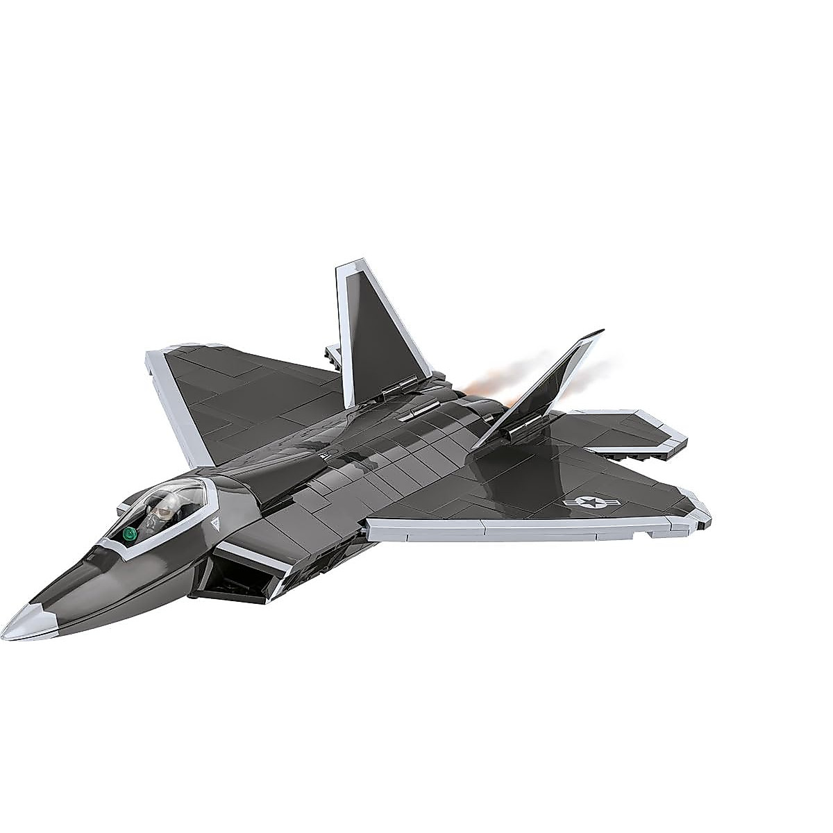 COBI Armed Forces Lockheed F-22 Raptor, Black & White