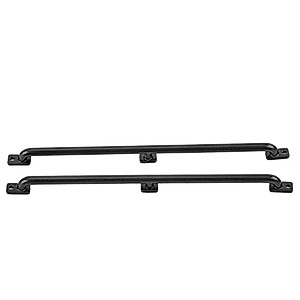 Dilwe RC Car Shell Handrail, Body Shell Left/Right Metal Handrail for 1/10 Scale RC Crawler Car(6.10inch)