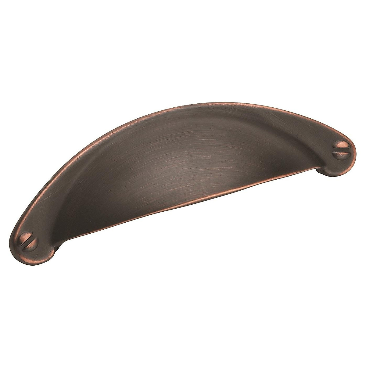 Amerock | Cabinet Cup Pull | Oil Rubbed Bronze | 2-1/2 inch (64 mm) Center to Center | Cup Pulls | 1 Pack | Drawer Pull | Drawer Handle | Cabinet Hardware