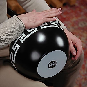 Meinl Percussion IBO Drum, Large Fiberglass Body with Additional Circular Playing Surface-NOT Made in China-Includes Microphone Port and Padded Foam Base, 2-Year Warranty, Black (ID4BKO)