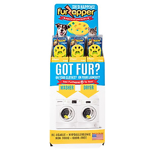 1 PK FurZapper Pet hair remover for laundry