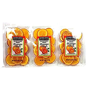 Trader Joe's Sweetened Dried Orange Slices, 5.3 oz / 150 g (Pack of 3)
