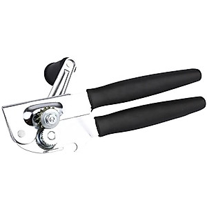 Lift&Pop Commercial Can Opener - Easy - Reliable and Modern Design, Can Opener Manual, Heavy Duty Can Opener, Bottle Opener, Large Handheld, Sharp Discs.