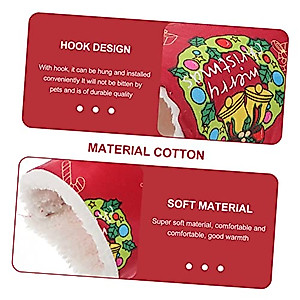 BCOATH 1pc Christmas Living Squirrel Animal Rabbit Nest Cage Tunnels Chinchillas Mice Habitats Plush Comfortable for Parrots Hut Pet Dwarf Exploration Hedgehogs Interesting Tunnel