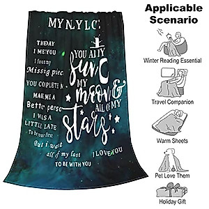 Girlfriend Gifts,Gifts for Girlfriend Blanket,to My Girlfriend Blanket Birthday Gifts for Her,Anniversary Valentine Girlfriend Gifts from Boyfriend 60"X 50" Girlfriend Graduation Gift