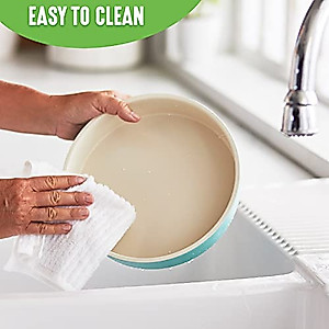 GreenLife Bakeware Healthy Ceramic Nonstick, 12 Piece Baking Set with Cookie Sheets Muffin Cake and Loaf Pans including utensils, PFAS-Free, Turquoise