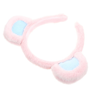 FRCOLOR Bear Ears Headband Cute Bear Costume Animal Plush Ears Headwear Ear Hairband Halloween Cosplay Ear Headbands Soft Makeup Headband for Washing Face