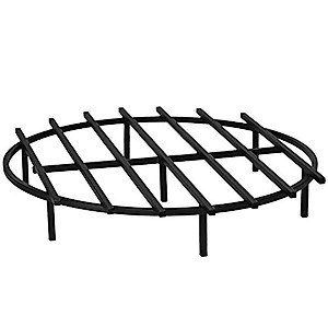 SteelFreak Classic Round Fire Pit Grate, 30 Inch Diameter - Made in The USA