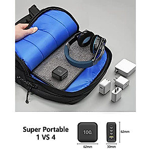 100W USB C Wall Charger, PD 3.0 PPS 4-Port GaN Super Fast Charger Type C Charging Station Foldable Power Adapter Travel Charger Block for MacBook Pro Air, iPhone 13, iPad Samsung Pixel Lenovo HP Dell