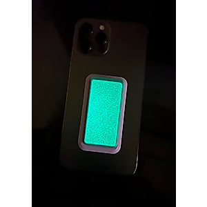 HANDL New York HANDLstick Green and Lavender Glow in The Dark Grip and Stand for Smartphone
