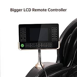 Real Relax 2025 Massage Chair of Dual-core S Track, Full Body Massage Recliner of Zero Gravity with APP Control, Black