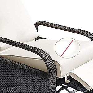 ART TO REAL ONLY Cover, Outdoor Recliner Chair Replacement Cushion Cover, Patio Furniture Chair Sofa Washable Cushion Deep Seat Covers, UV Protected, Fade Protected and Water Spill Repellet