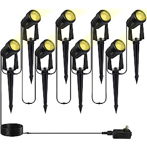 SUNTHIN 2pcs 6.5FT Extenstion Cord for Landscape Spotlights, NOT Smart Landscape Lights