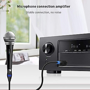 Disino 3.5mm to XLR Cable, Unbalanced 1/8 inch Mini Jack TRS Stereo Male to XLR Male Microphone Audio Cable - 3.3 FT