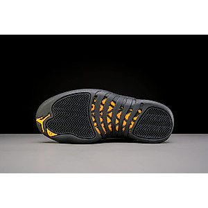 Jordan Men's 12 Retro Black Taxi Black/Taxi (CT8013 071) - 10.5