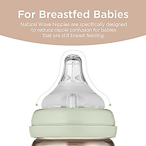 MOYUUM PPSU All in One Baby Bottle, PPSU Baby Bottle for Breastfeeding Babies, Anti-Colic Wide-Neck Non-Tip Stable Base, Easy to Clean Natural Baby Bottle Cloud Edition 170ml, 6oz, Stage 1 (Slow Flow)