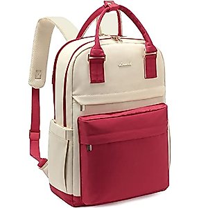 LOVEVOOK Laptop Backpack for Women Girls 15.6 Inch Laptop Bag with USB Port, Fashion Student Bookbag Waterproof Backpacks Teacher Nurse Stylish Travel Bags Vintage Daypacks for School College, Work