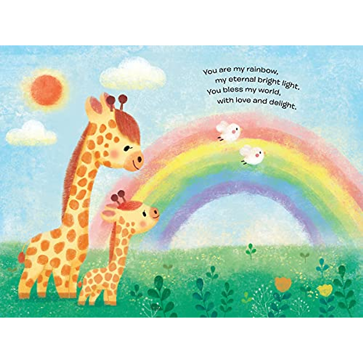 You Are My Rainbow: A Sweet Christian Board Book and Inspirational Baby Gift