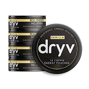 Dryv Energy Pouches - 5 Pack Vanilla Pouches