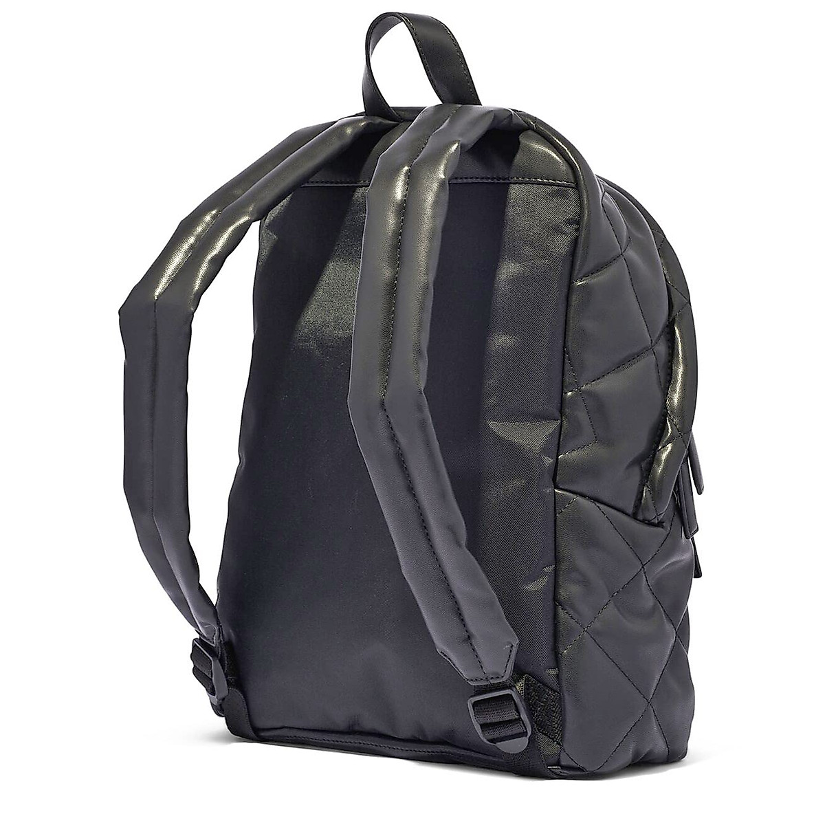 Marc Jacobs H306M01RE21 Black Quilted Leather With Silver Hardware Women's Moro Backpack