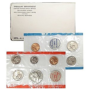1970 Various Mint Marks Mint Set Collection US Mint Uncirculated
