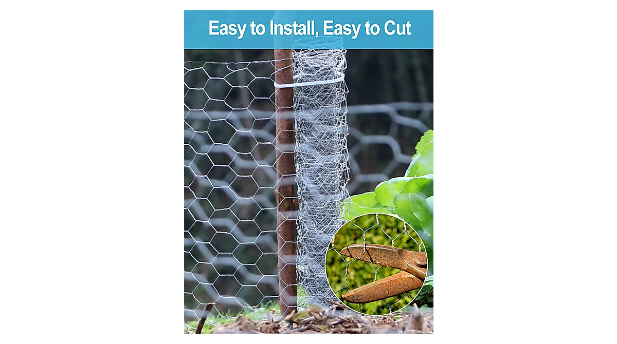 Durable 16in x 82ft Chicken Wire | TOYPOPOR Poultry Netting