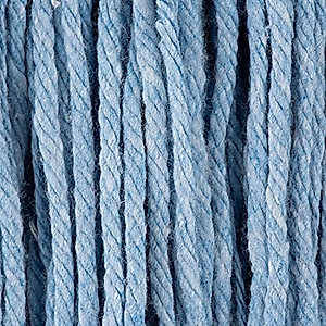 Carlisle FoodService Products 369454B14 Looped-End Mop Head With Red Band, Large, Blue