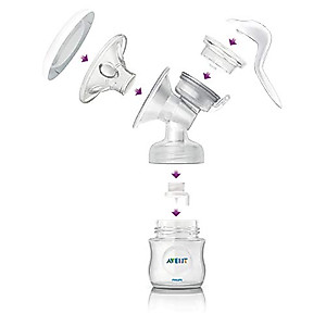 Philips AVENT Breast SCF330/30 Pump Manual, Clear, 1 Count (Pack of 1)