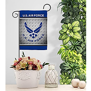 US Air Garden Flag Armed Forces USAF United State American Military Veteran Retire Official House Decoration Banner Small Yard Gift Double-Sided, 13"x 18.5", Made In USA 13 X 18.5