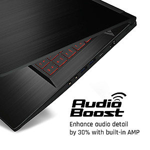 MSI GF63 Thin 9RCX -615 15.6" Gaming Laptop, Intel Core i5-9300H, NVIDIA GTX 1050Ti, 8GB, 512GB NVMe SSD, Win10