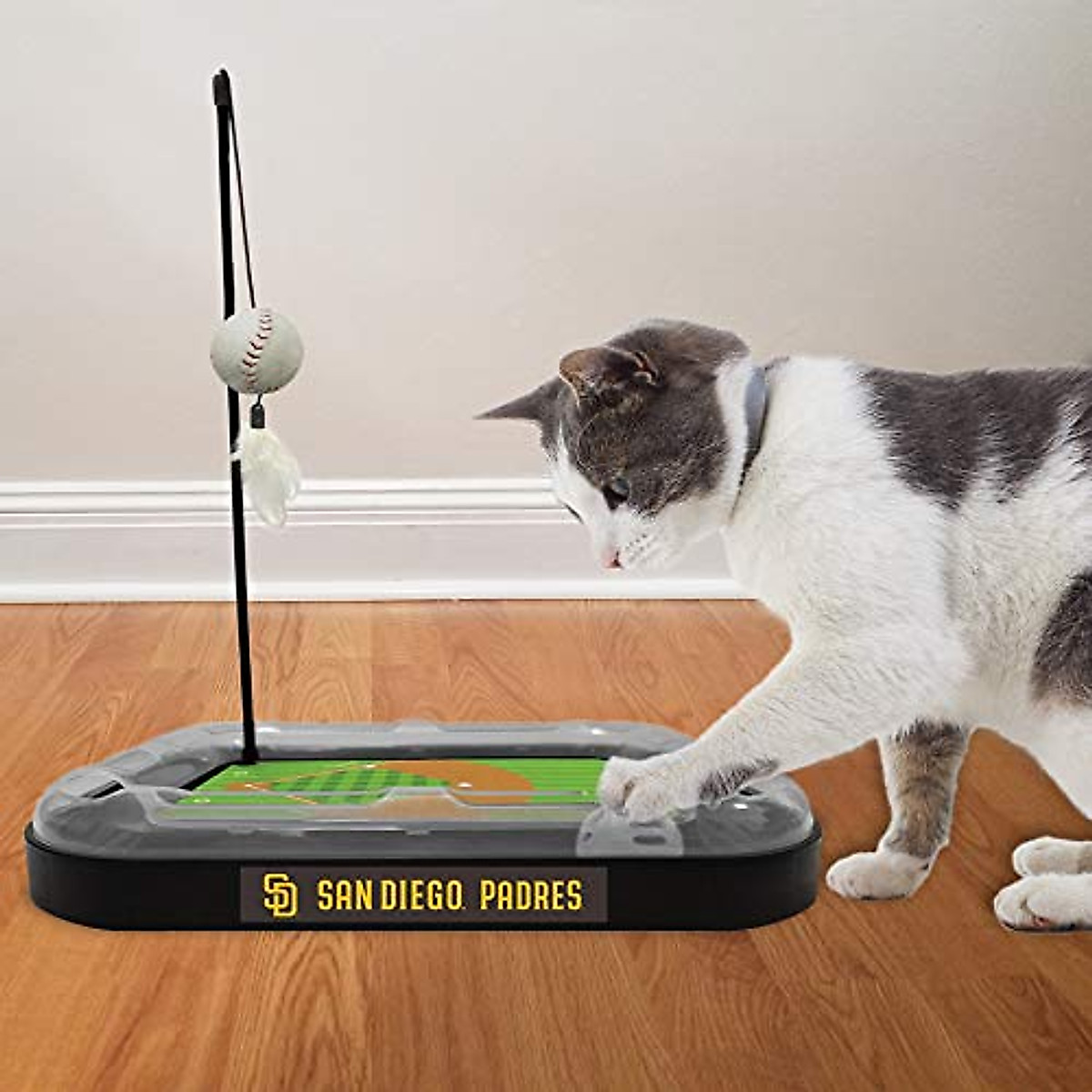 Pets First SAN Diego Padres Baseball Cat Scratcher Toy